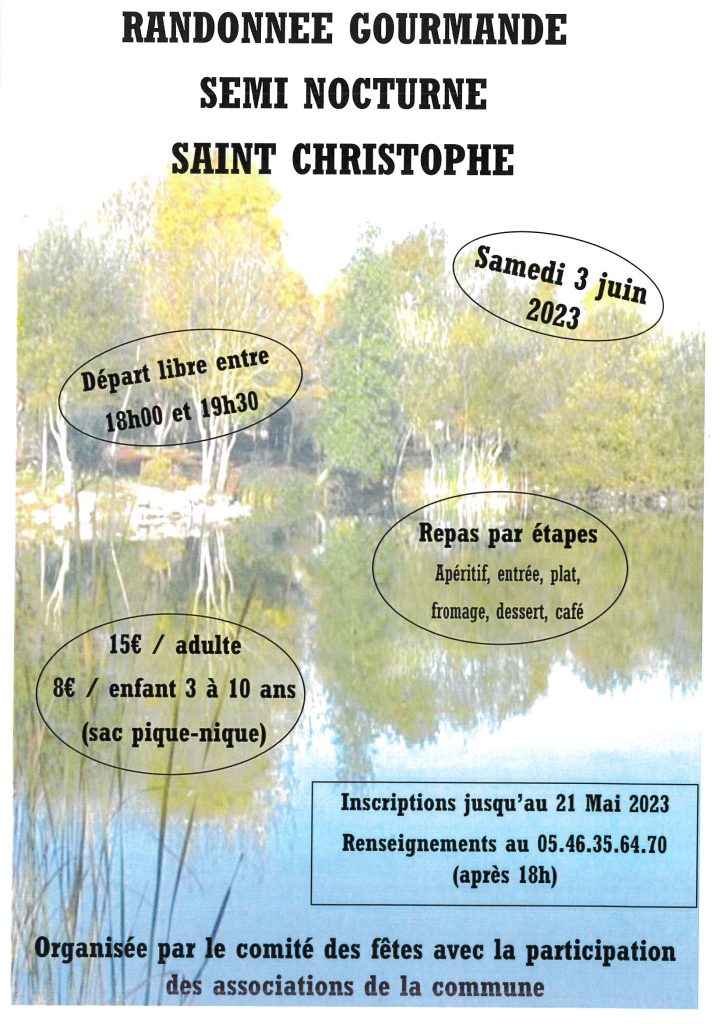 Randonnée gourmande – Saint-Christophe